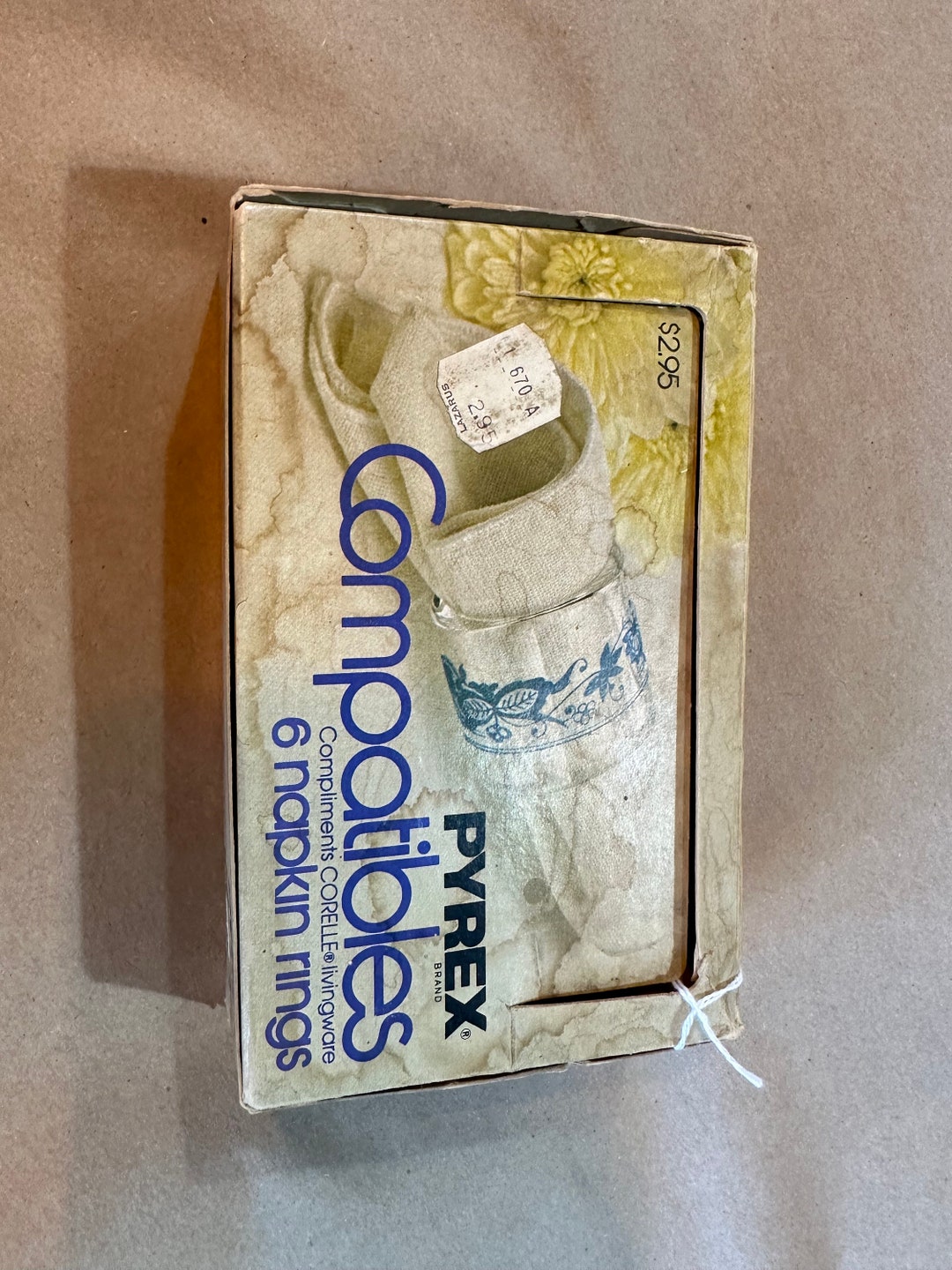 Pyrex Compatibles Napkin Rings Old Town Blue - Etsy