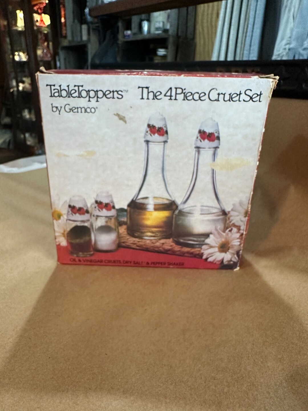 Table Toppers by Gemco 4 Piece Cruet Set - Etsy