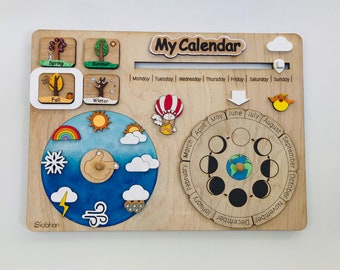 Weather Chart Kids - Etsy