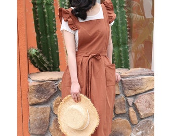 Apron Pinafore Dress | Etsy