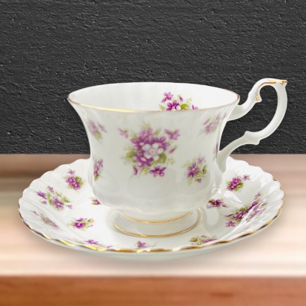 Violet Tea Cup - Etsy