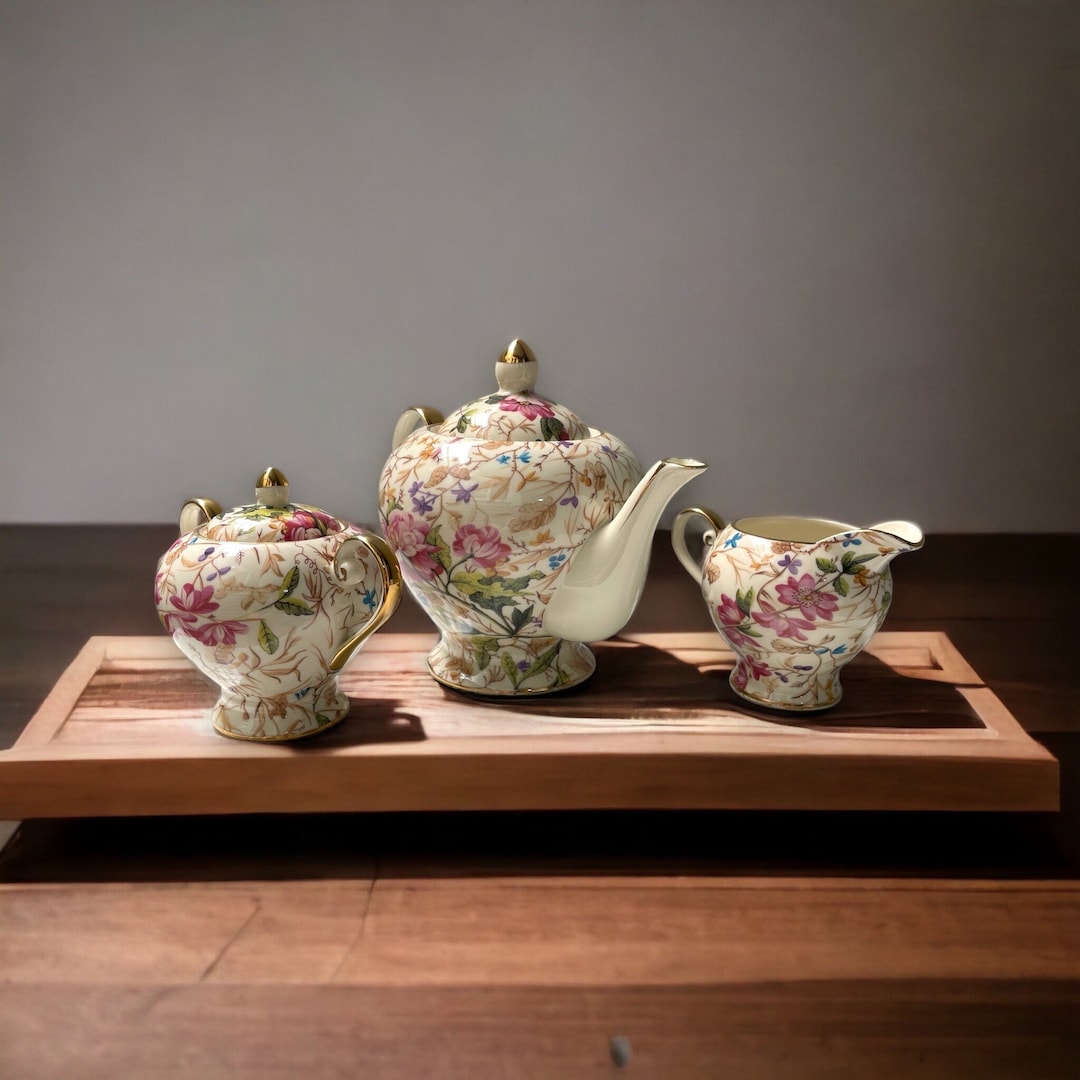 Fine China Royal Elfleda Tableware, Royal Elfleda Teapot, Sugar and ...