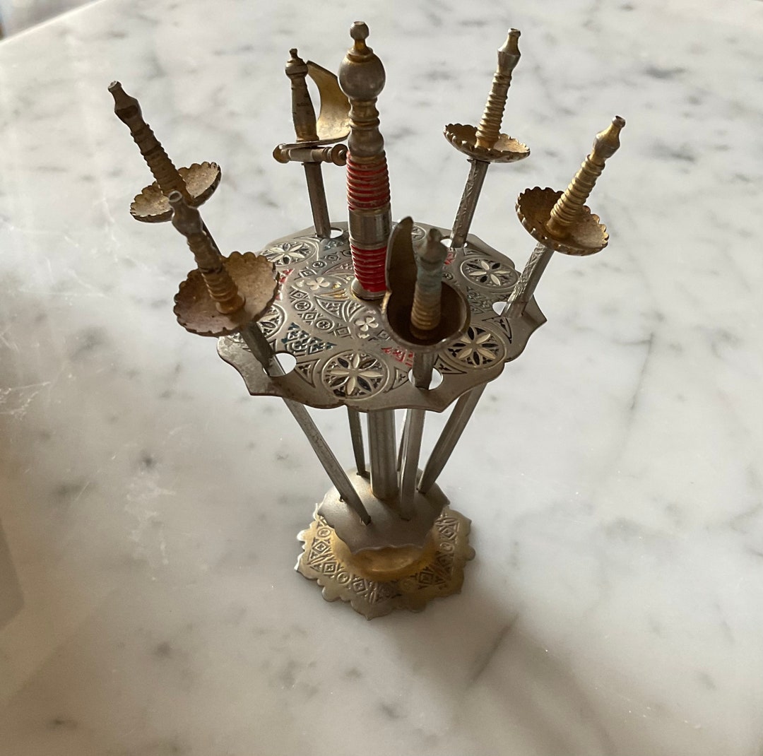 Vintage Toledo Sword Cocktail Sticks/skewers - Etsy
