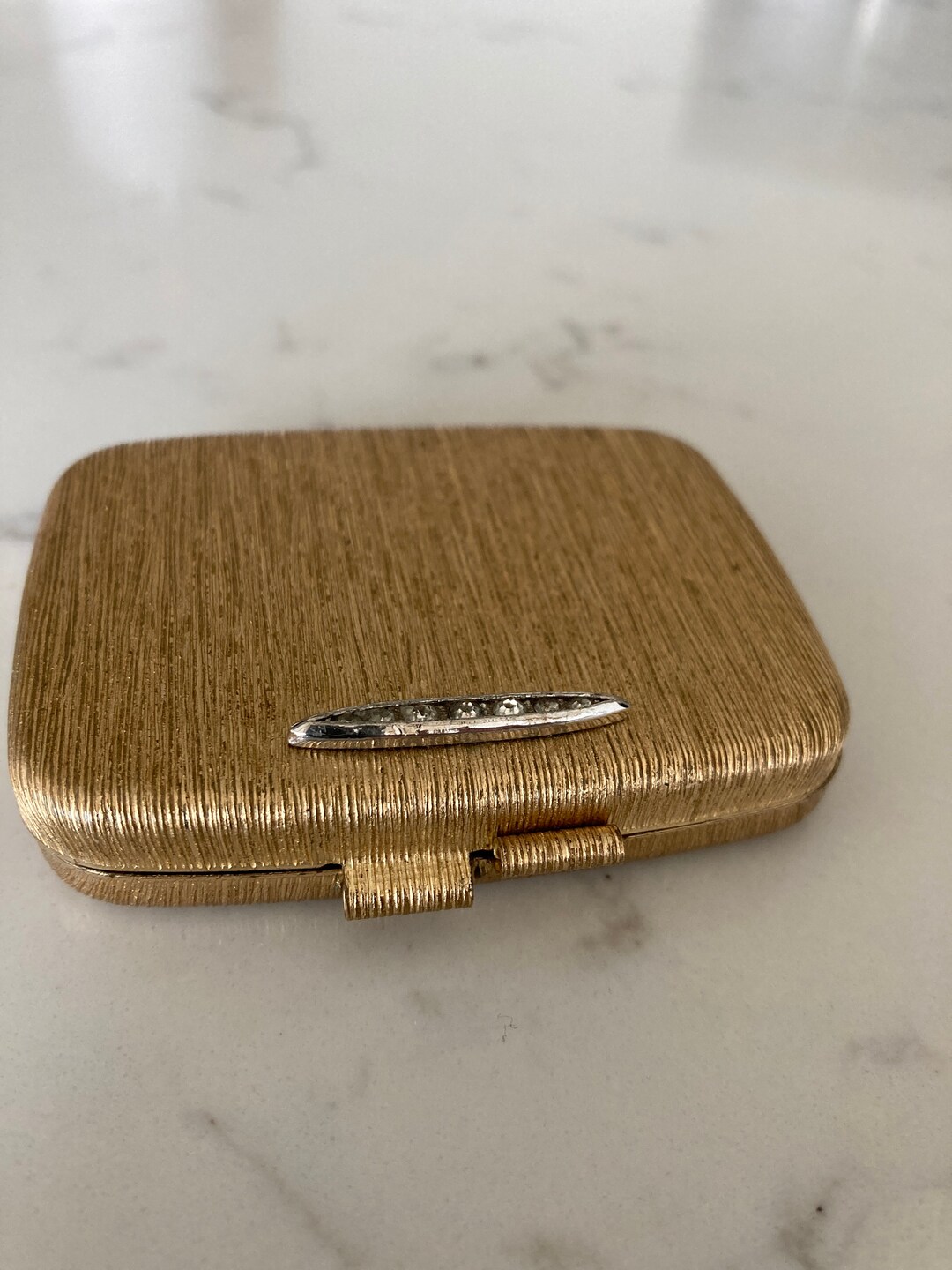 Goldstone 1960s Powder Compact - Etsy