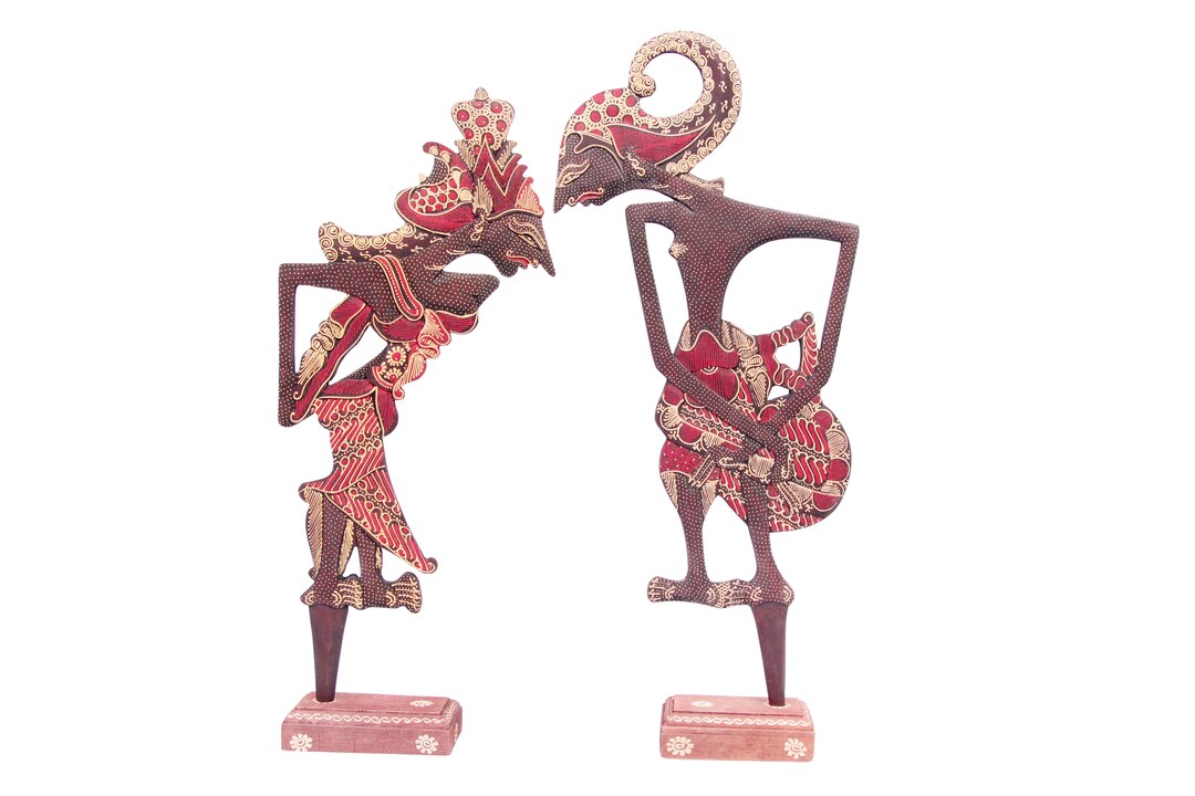 Indonesian Style Puppets, Wayang Kulith, Golek,, Handmade Wooden ...