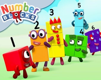 Numberblocks Cups | Etsy UK