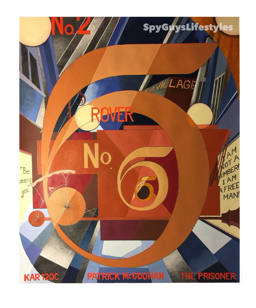 The Prisoner No. 6 in Gold - Etsy