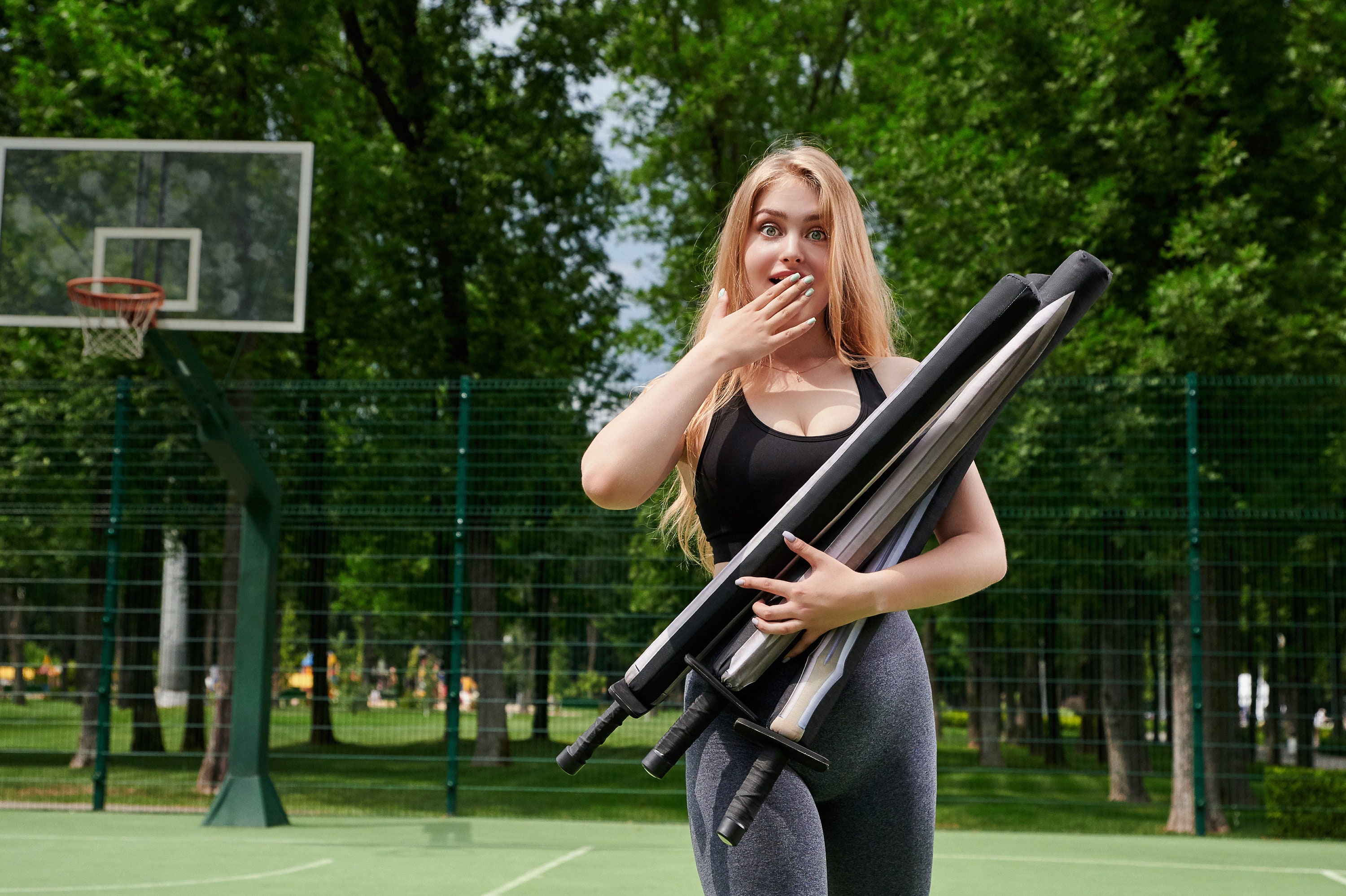 Hyper-realistic Soft Sword, Foam Sparring Gear, Warrior Armor, Martial ...