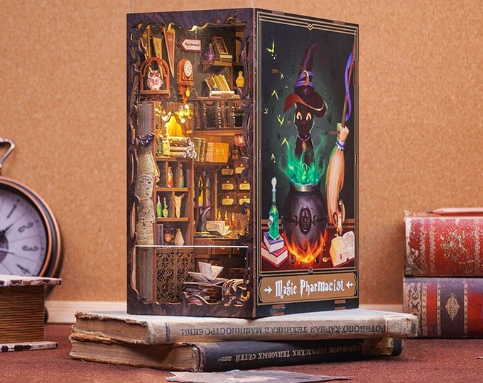 Wizard Inspired Alley/book Nook/book Shelf Insert - Etsy