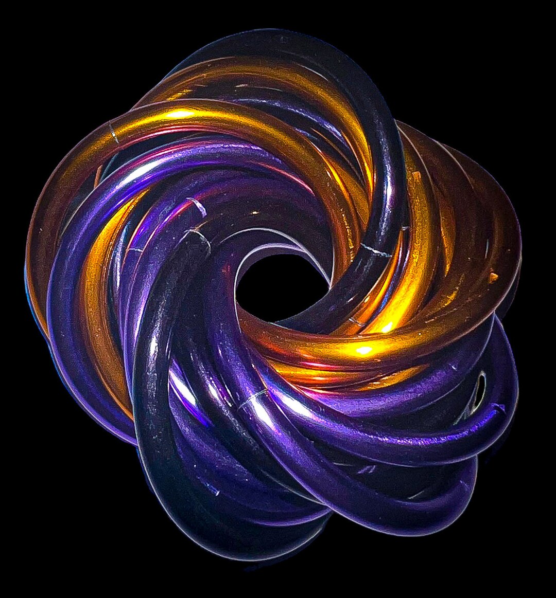 Mobius Fidget Toy Purple, Orange & Midnight - Etsy