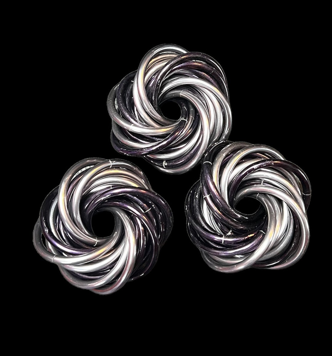 Mobius Fidget Toy Silver & Midnight - Etsy