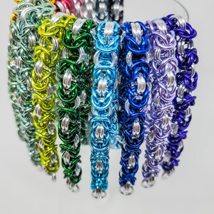 Byzantine Chain Maille Bracelet - Etsy