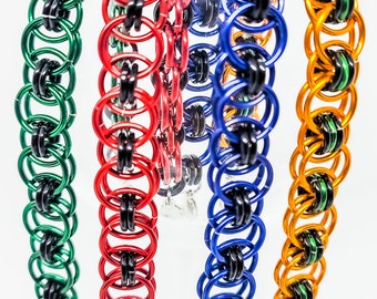 Chain Maille Tutorial Helms Deep Bracelet - Etsy