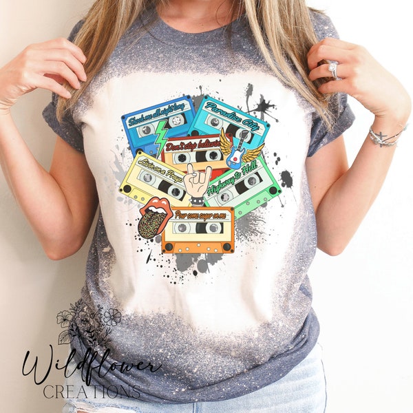 80s Rock Band Shirt - Etsy