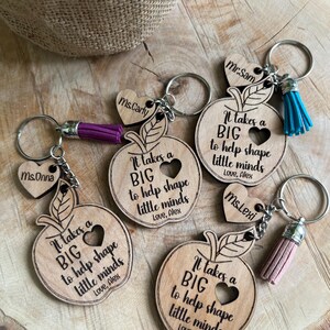 Personalized Teacher Keychain | Teacher Gift | Teacher Appreciation - Etsy