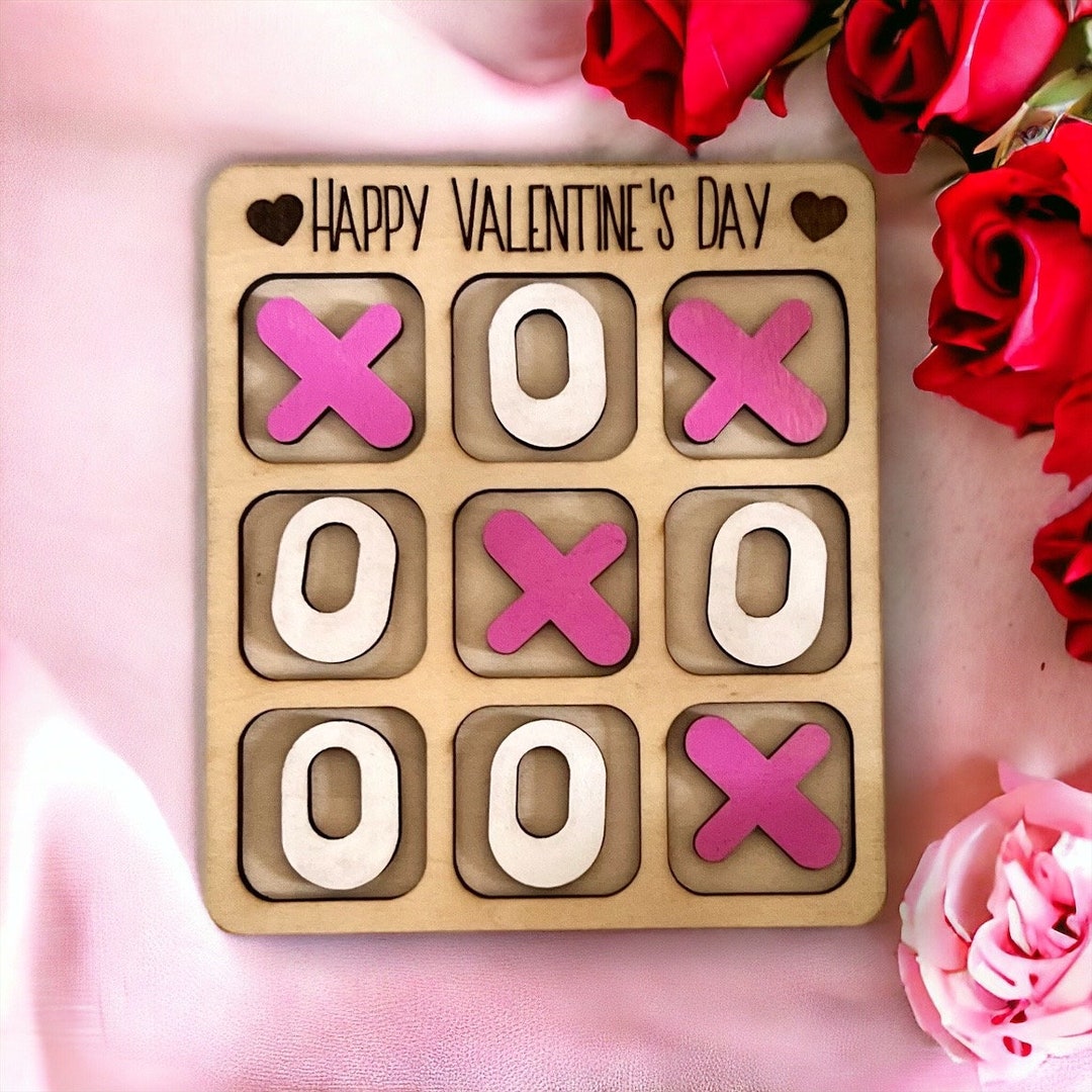 Valentine’s Day Tic Tac Toe Cards | Class Valentine’s Day Party | Gifts ...