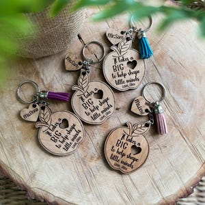 Personalized Teacher Keychain | Teacher Gift | Teacher Appreciation - Etsy