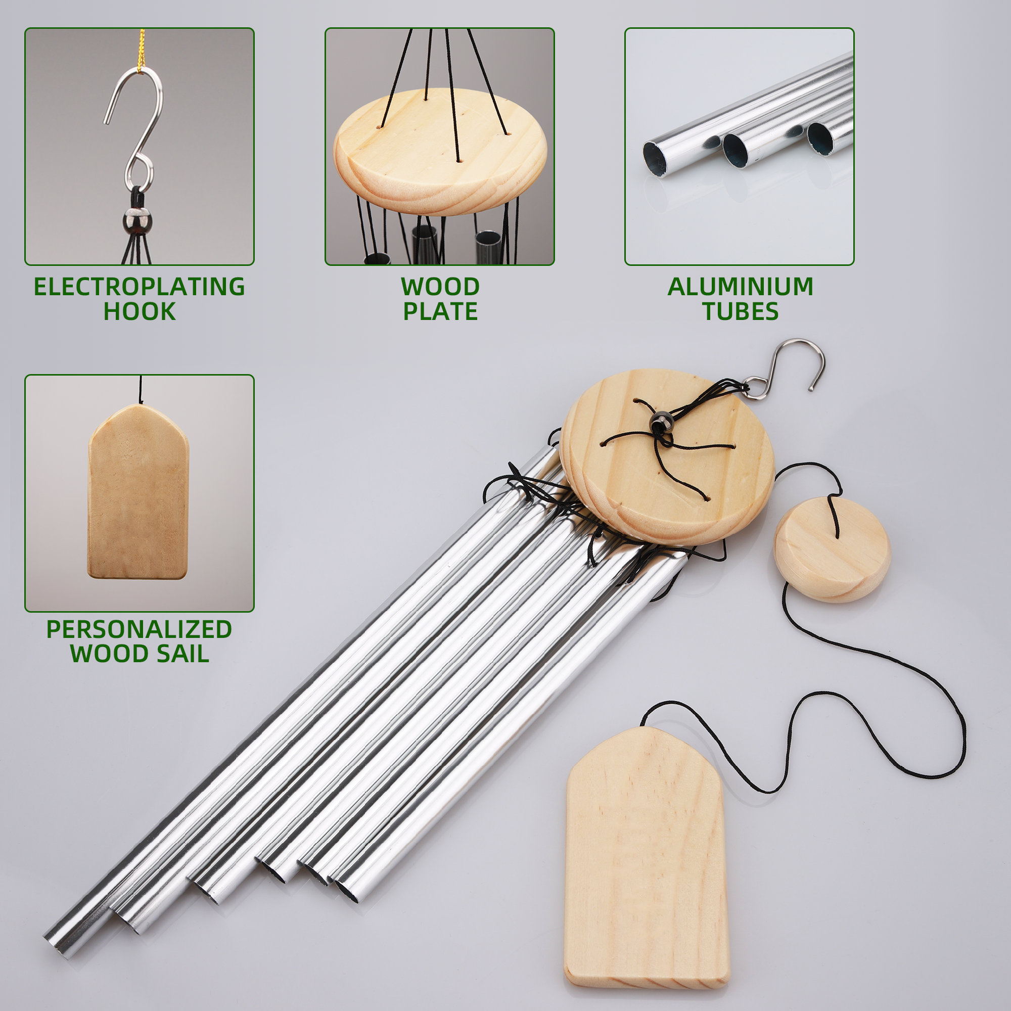 Personalized Memorial Wind Chimes Sympathy Wind Chime for - Etsy