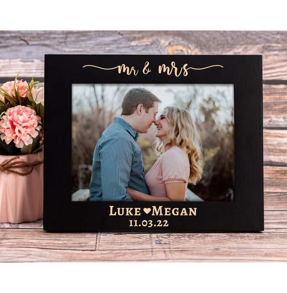 Personalized Mr & Mrs Picture Frame Gifts for the Couple Mr - Etsy