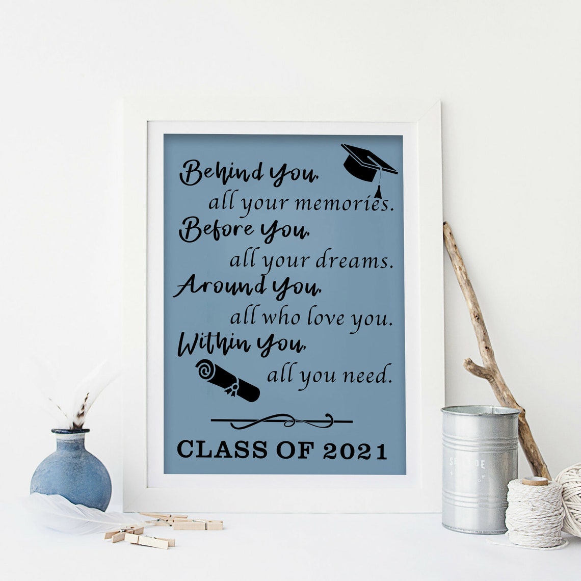 Behind You All Your Memories SVG Graduation Gift Graduation - Etsy