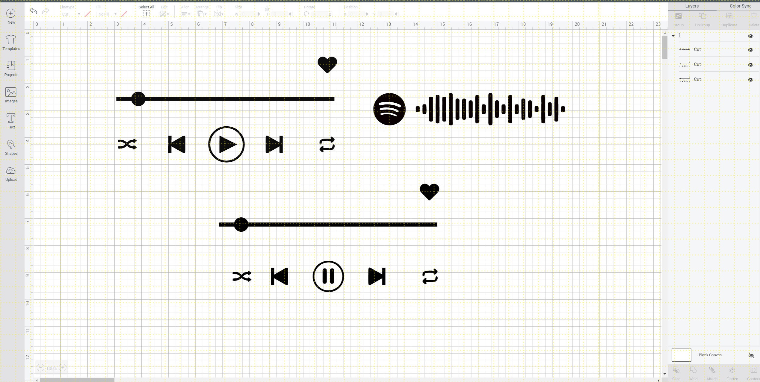 Music Player SVG Play Button SVG Audio Control Buttons Svg - Etsy