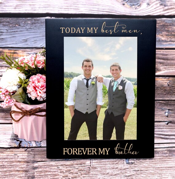 Personalized Best Man Picture Frame Best Friend Groomsmen - Etsy