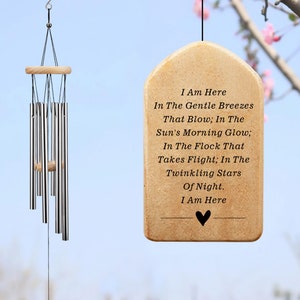 Memorial Wind Chimes, Sympathy Wind Chime for Loss of Love One ...