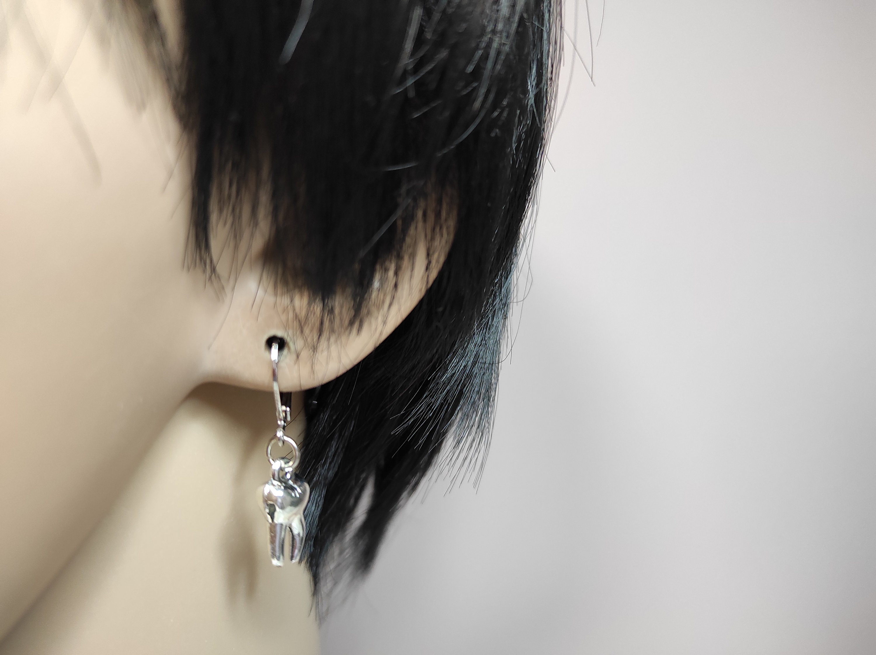 Tooth Earrings Teeth Earrings Teeth Jewelry Tooth Jewelry - Etsy UK