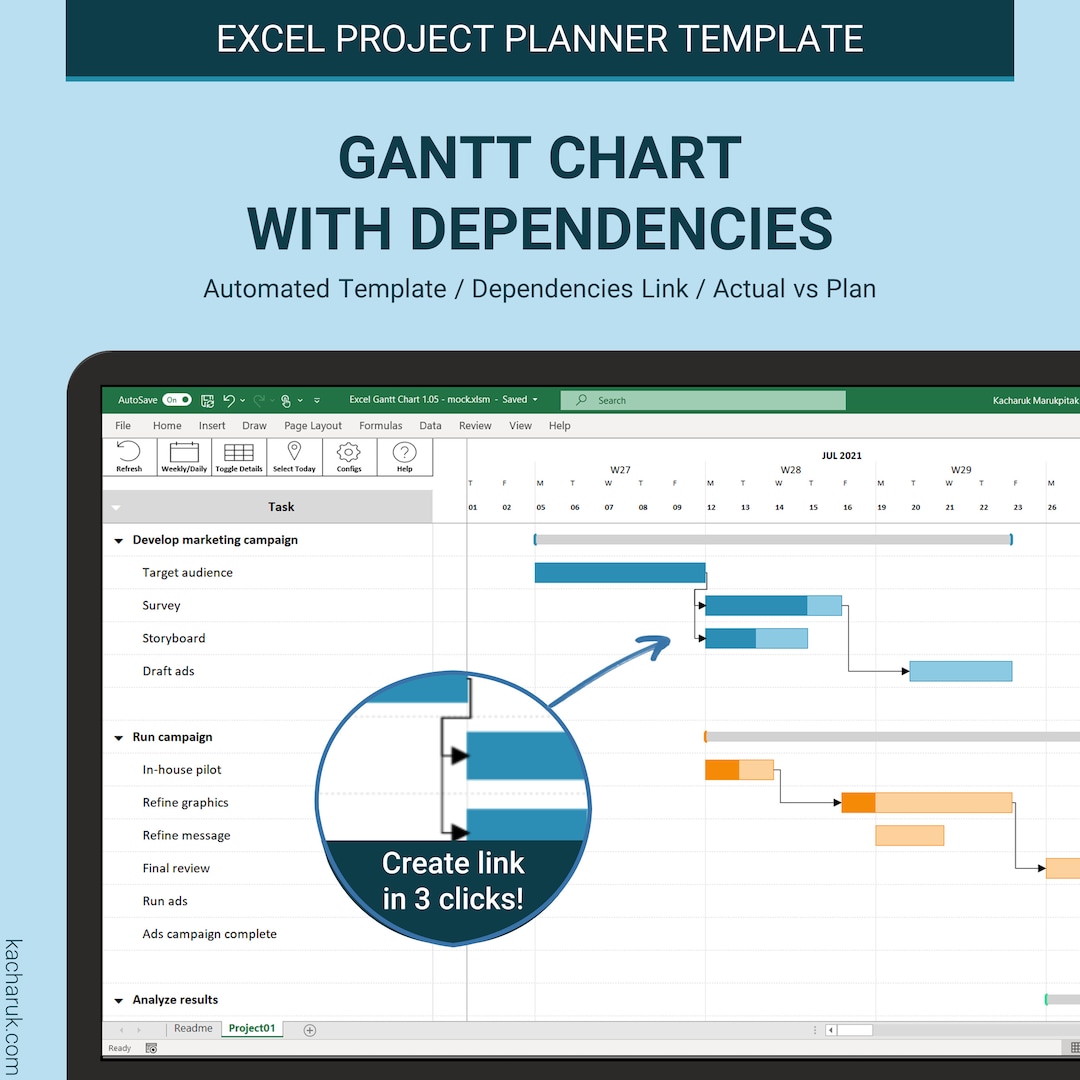 Gantt Chart With Task Dependencies Awesome & Beautiful Excel Template ... Gantt Chart With Task Dependencies Awesome & Beautiful Excel Template ...