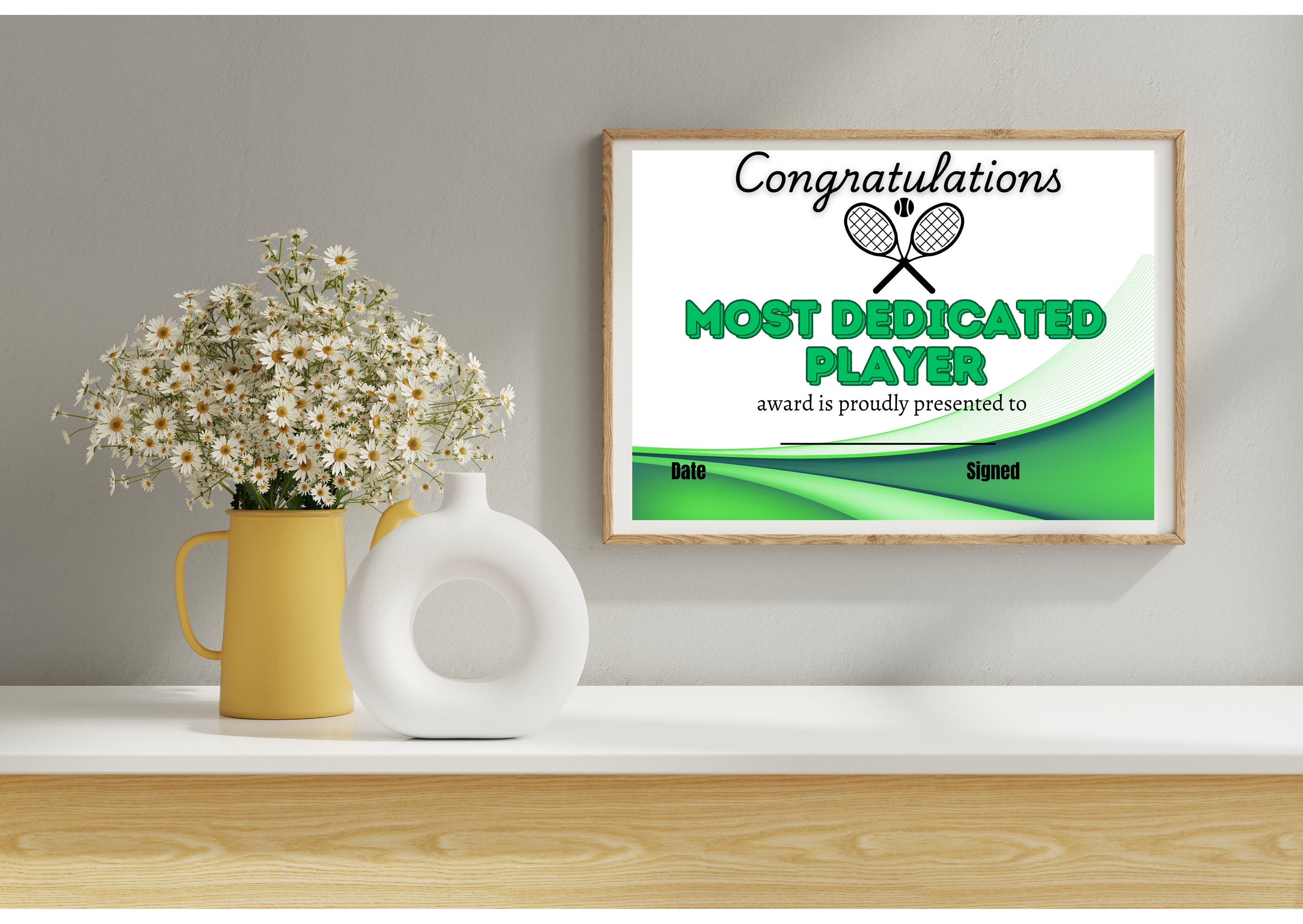 Tennis Certificates, Tennis Certificates, Tennus Award, Tennis ...