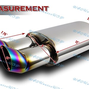 3 DTM Dual Rainbow Burnt Tip Stainless T304 Weld-on - Etsy