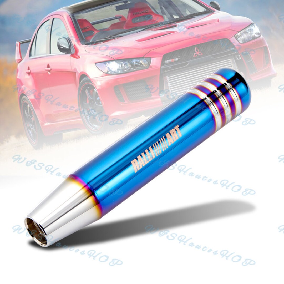 RALLIART MITSUBISHI Aluminum Burnt Blue Universal Gear Shift - Etsy