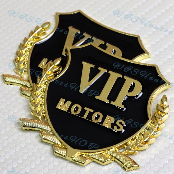 Electronics & Accessories X2 VIP Metal Emblem Car Trunk Side Wing ...