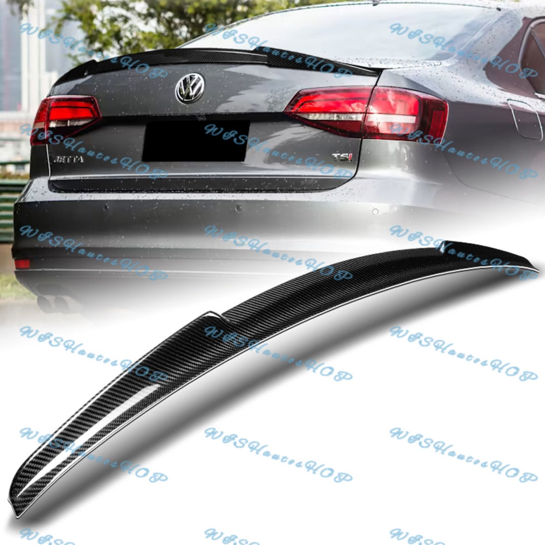 V-style Real Carbon Fiber Rear Trunk Lid Spoiler Wing for 2011 2012 ...