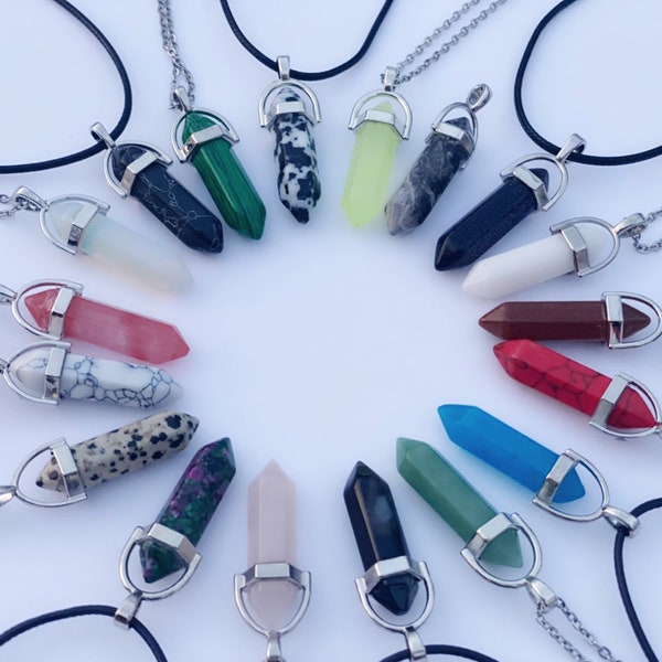 Crystal Point Choker - Etsy