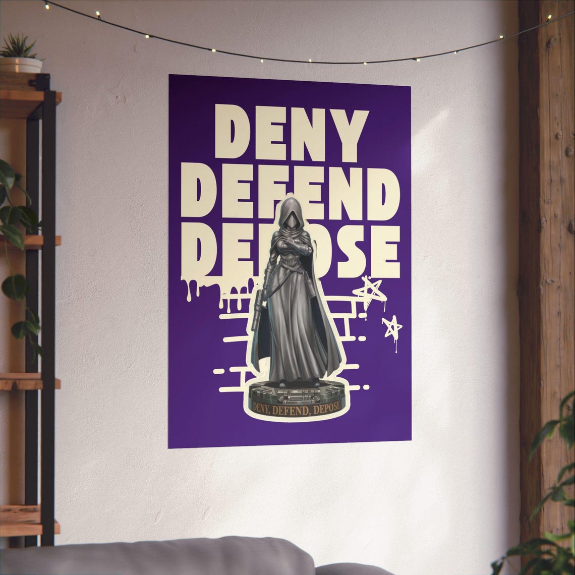 Deny Defend Deposematte Vertical Posters - Etsy