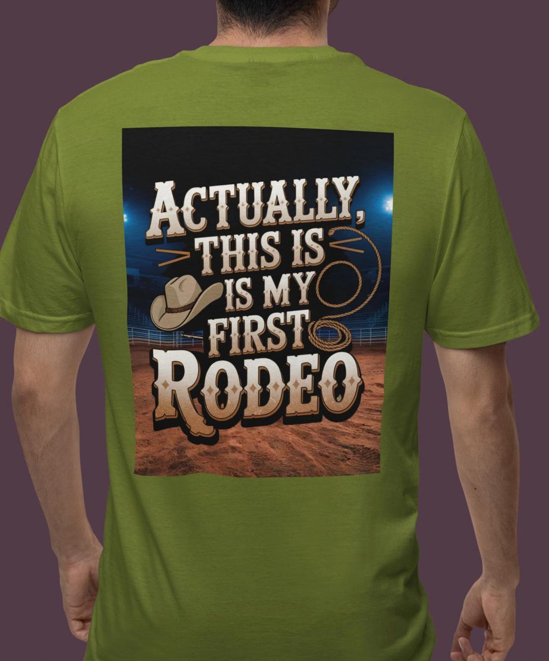 Actually, This is My First Rodeo Funny T-shirt. Lighthearted Humor - Etsy