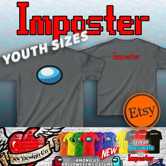 Among US IMPOSTER KIDS Heavy Cotton T-shirt cheap costume | Etsy