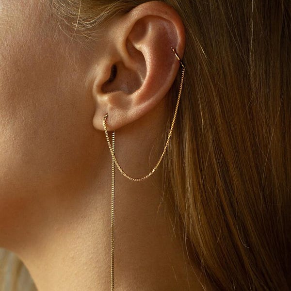 Gold Cuff Earrings - Etsy