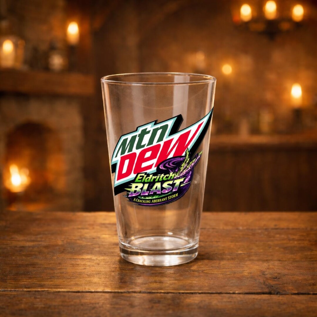 Dnd Eldritch Blast Pint Glass 16oz | Dnd Warlock Gift - Etsy