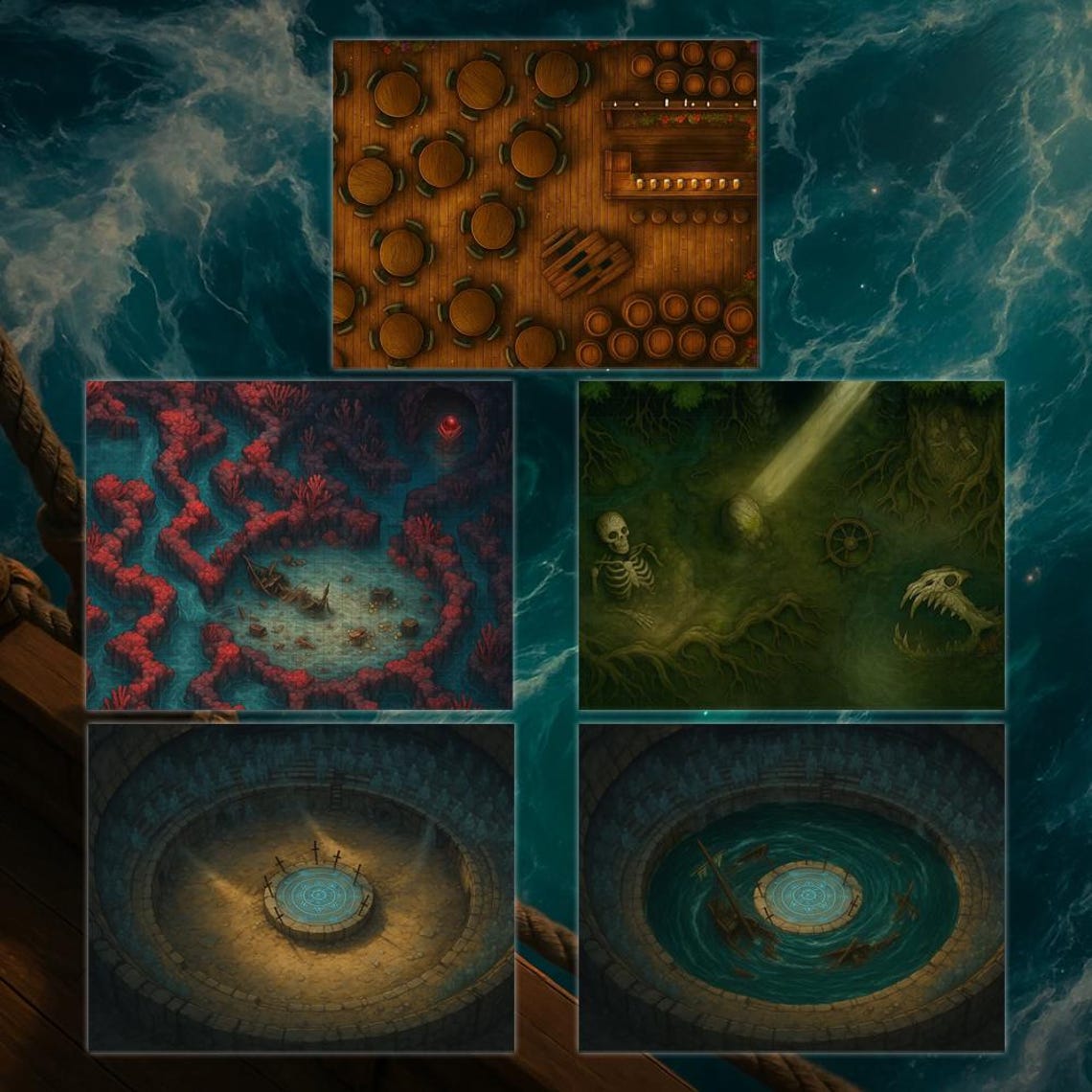 Tides of Fortune: Dnd 5e One-shot Pirate Adventure (digital Download ...