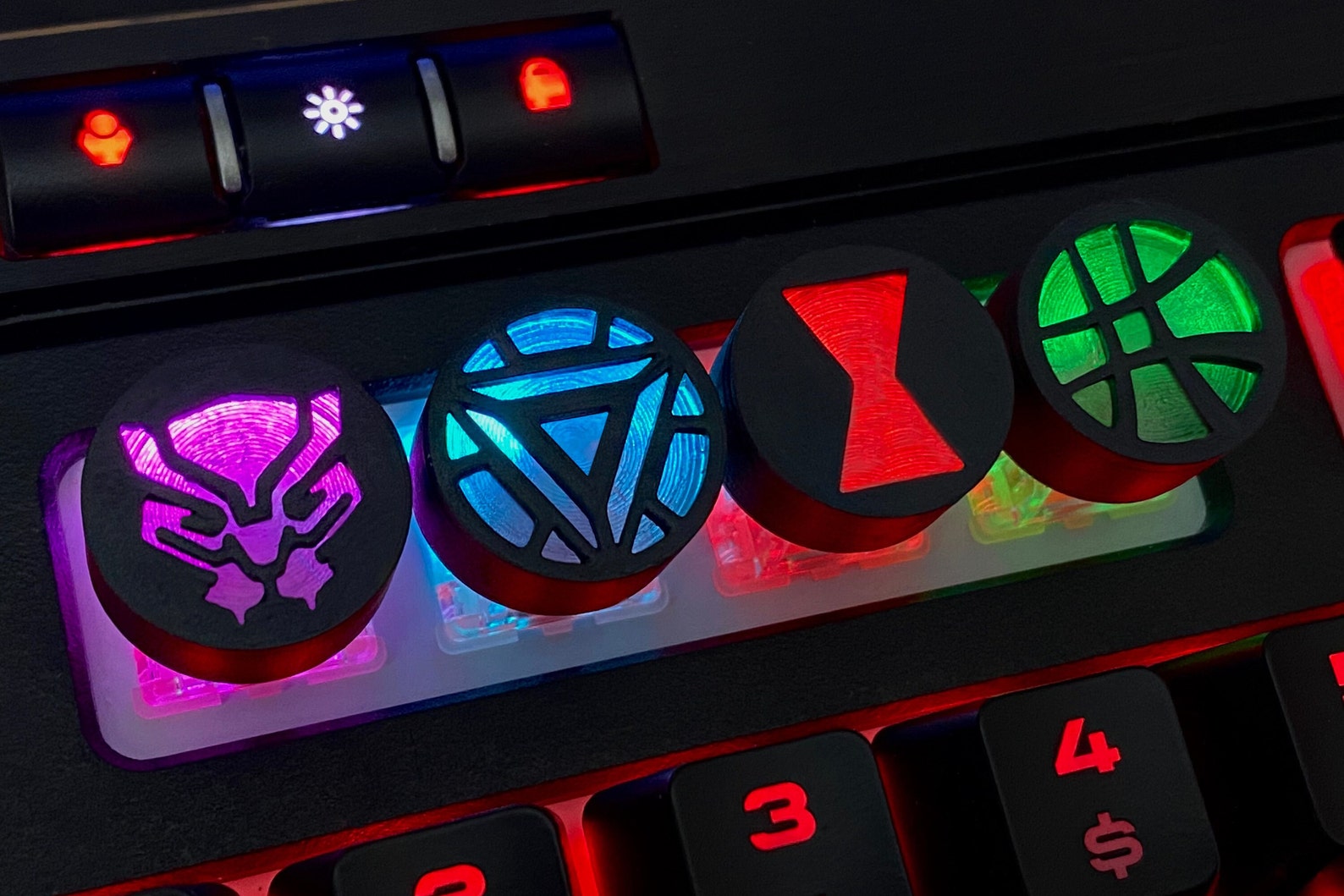 Avengers Artisan Keycaps for Mechanical Keyboards Cherry MX | Etsy