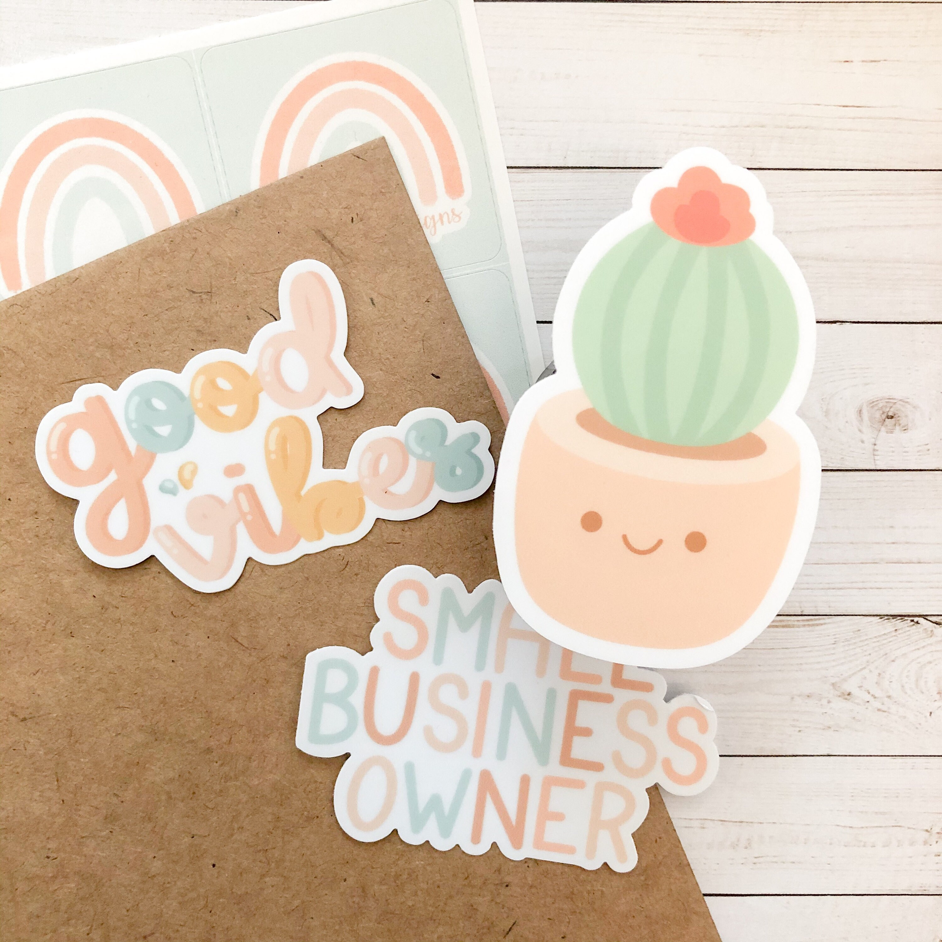 Cute Kawaii Cactus Succulent Sticker Etsy