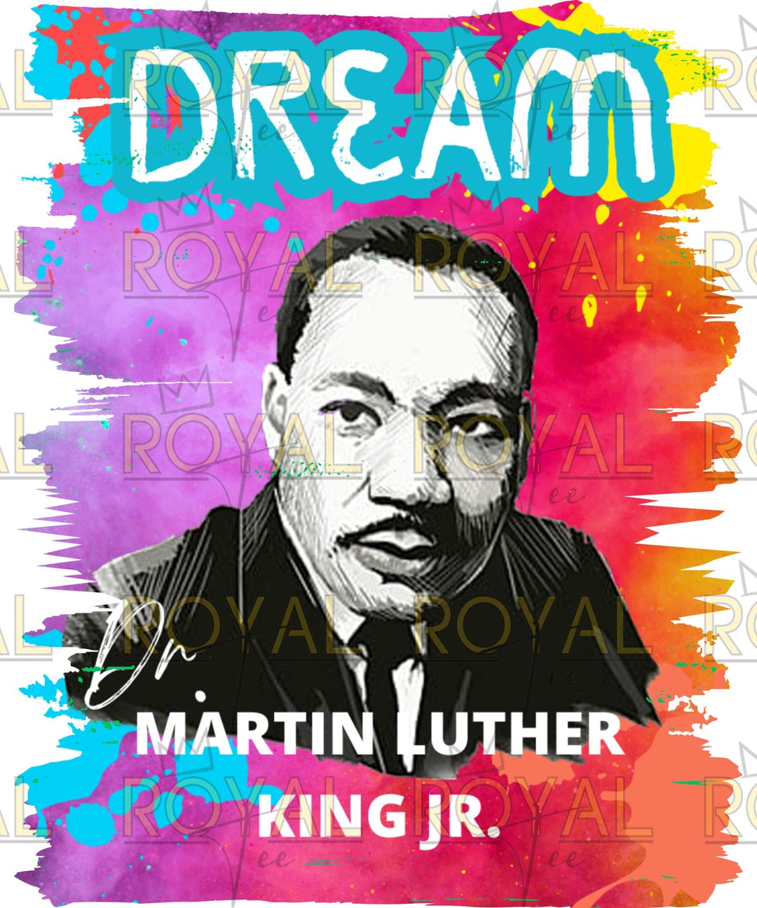 Dream Dr King PNG - Etsy