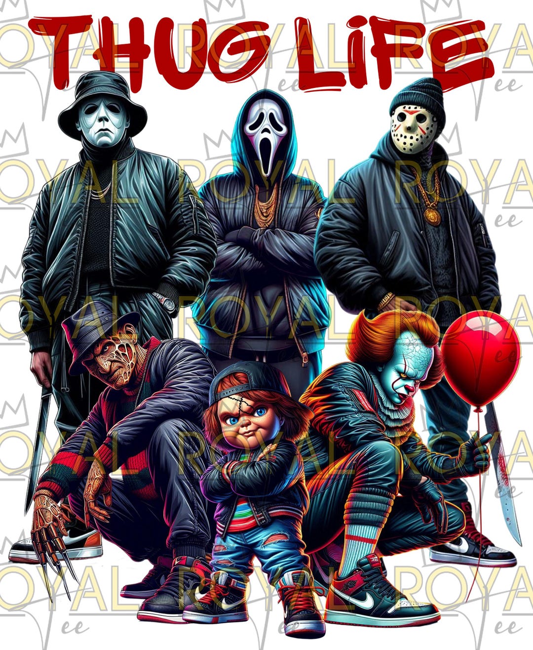 Thug Life 2 - Halloween PNG - Etsy