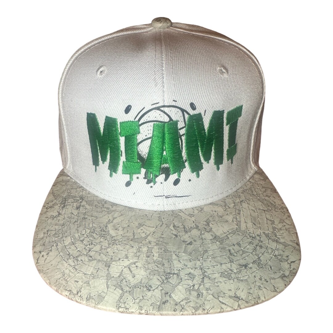 Miami Custom Embroidered Hat - Etsy