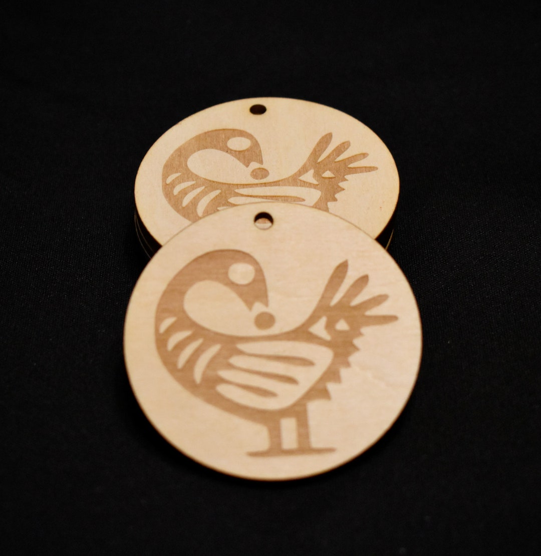 Adinkra Symbol Laser Cutout - Engraved Sankofa Bird - Etsy