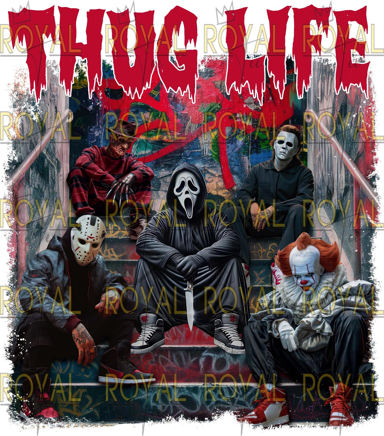 Thug Life 9 - Halloween PNG - Etsy