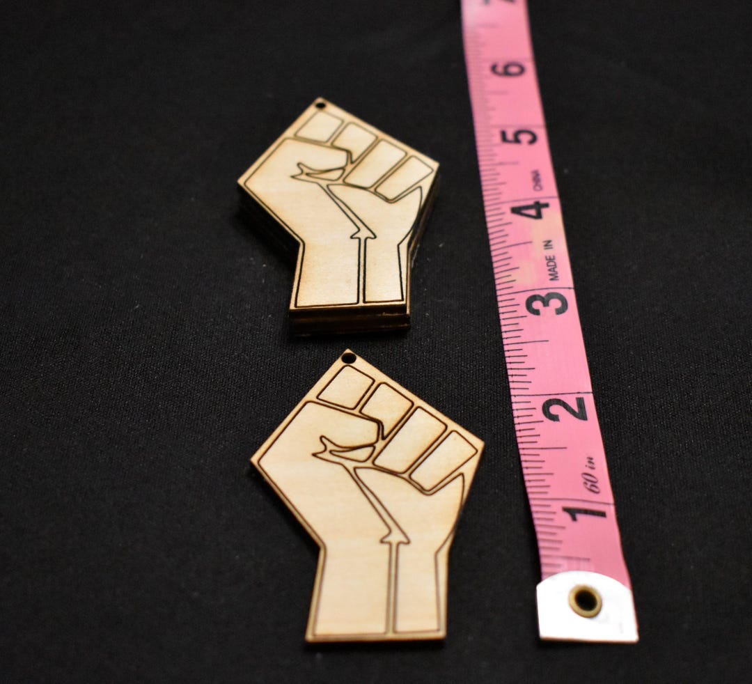 Black Power Fist Cutout - Etsy