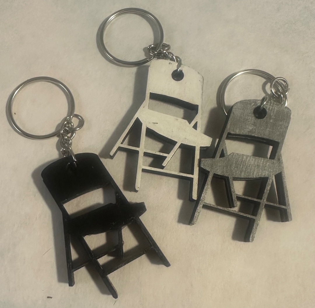 Have a Seat Chair Keychain - Etsy